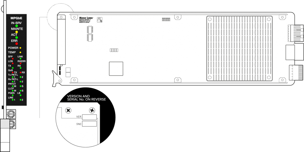 Md8000 8x 1gbe 8 Port 10 100 1000 Baset Ethernet Line Module Media